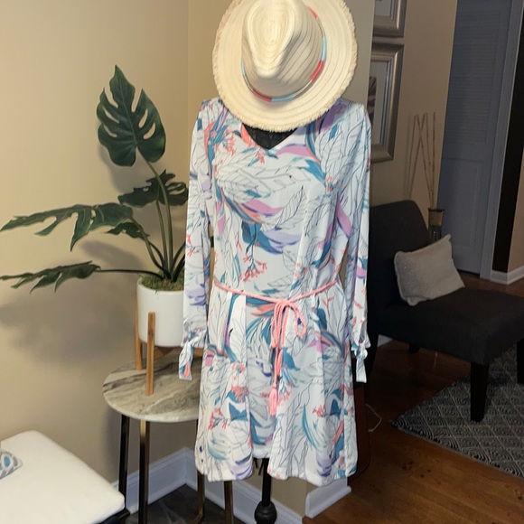 Apana | Dresses | Coverup Dress With Rope Belt Plus Ron Jon Straw Hat ...